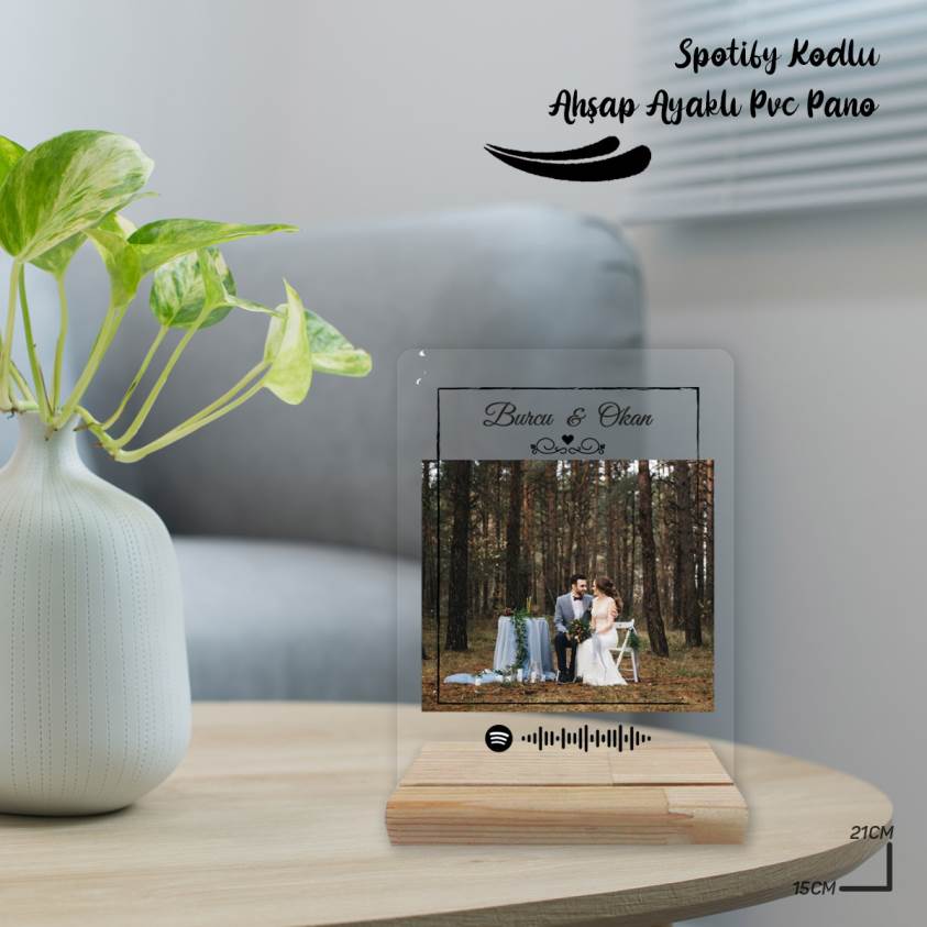 Spotify Kodlu Ahşap Ayaklı Siyah Pvc - S500 Neva Toptan
